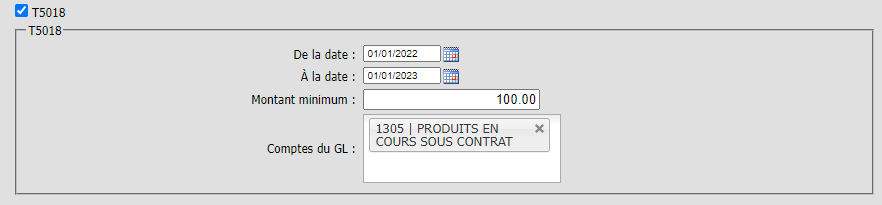 Déclaration T5018 - Prextra